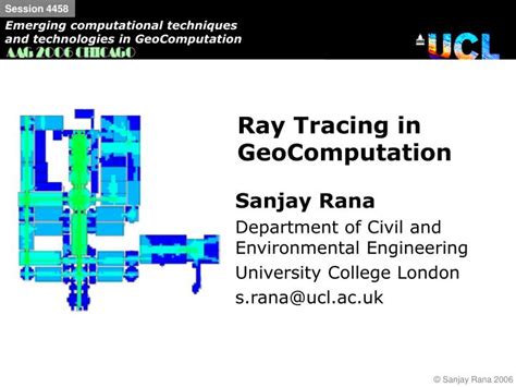 Ppt Ray Tracing In Geocomputation Powerpoint Presentation Free
