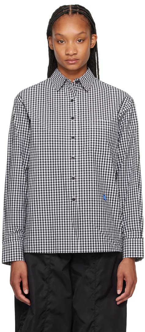 black and white significant patch shirt by ader error on sale
