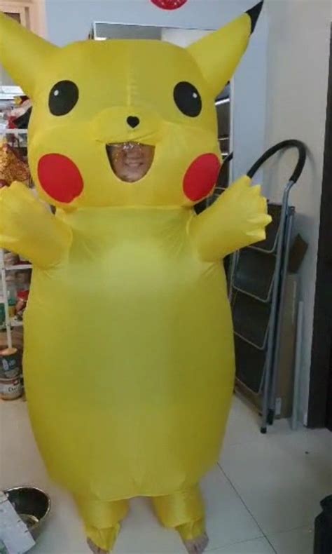 Pokemon Pikachu Inflatable Mascot Cosplay Hobbies And Toys Stationery And Craft Occasions And Party