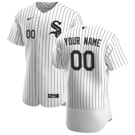 Chicago White Sox Mlb 2020 Personalized Custom White Custom Jersey Bluefink
