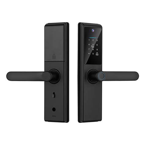 Tuya Smart Door Lock With Camera Fingerprint Key Card And Passcode For Hotels