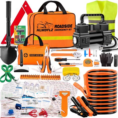 Buy Car Emergency Kit With Portable Air Compressor Roadside