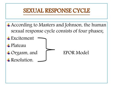 Human Sexuality And Human Sexual Response Cycle Pptx