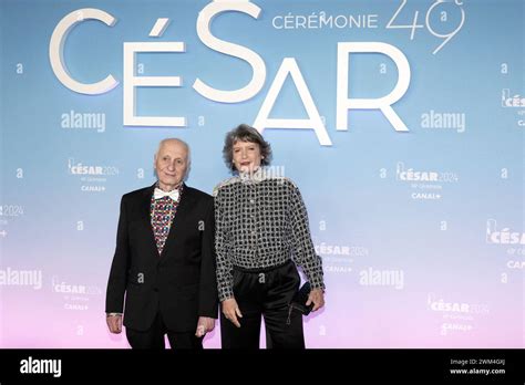 French film director Michel Ocelot and French President of the Cesar Academy Veronique Cayla ...