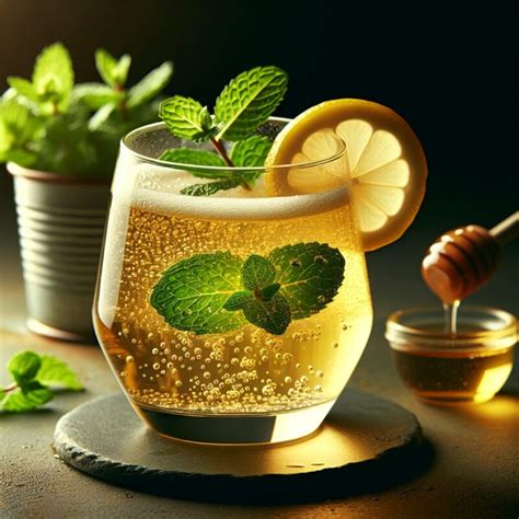 Minted Honey Lemon Mocktail Rezept