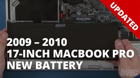 How To Upgradereplace The Battery In A 17 Inch Macbook Pro 2009 2010 Macbookpro52