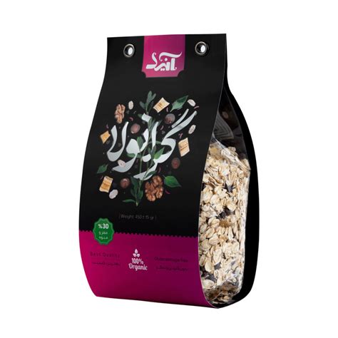 قیمت و خرید جو دوسرپرک صبحانه با مغز فندق موز دانه چیا مغز گردو چیپس کاکائو آنید 450 گرم بسته