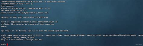 基于docker实现mysql的主从复制 详细步骤 57和80版本docker Mysql主从复制 可以版本不同吗 Csdn博客