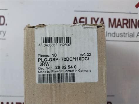 Phoenix Contact Plc Osp 72dc110dc3rw Solid State Relay Module