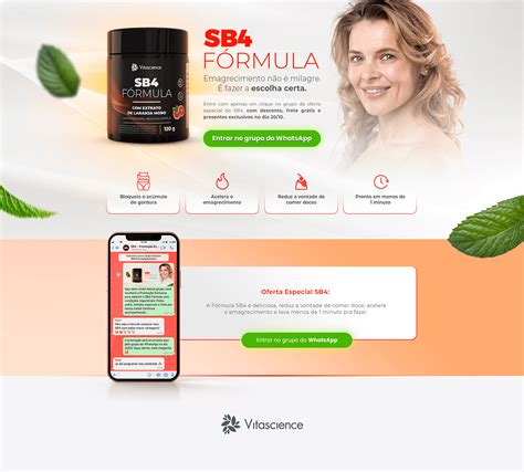 Página De Captura Sb4 Fórmula Vitascience On Behance