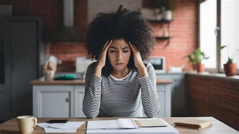 Premium Photo Adult Woman Stressing Out At Home