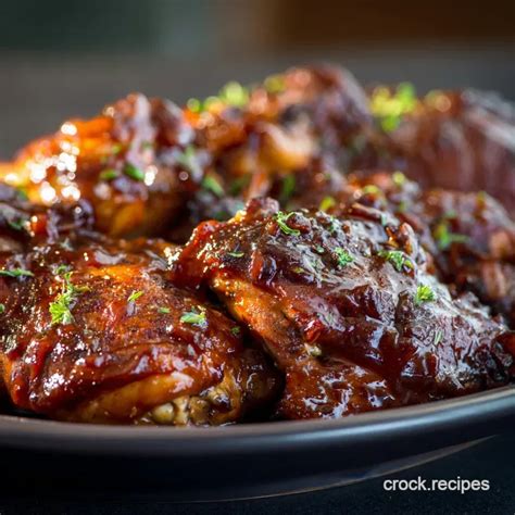 Crock Pot Bbq Chicken The Effortless Sticky Slow Cooker