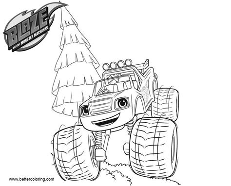 Blaze And The Monster Machines Coloring Pages