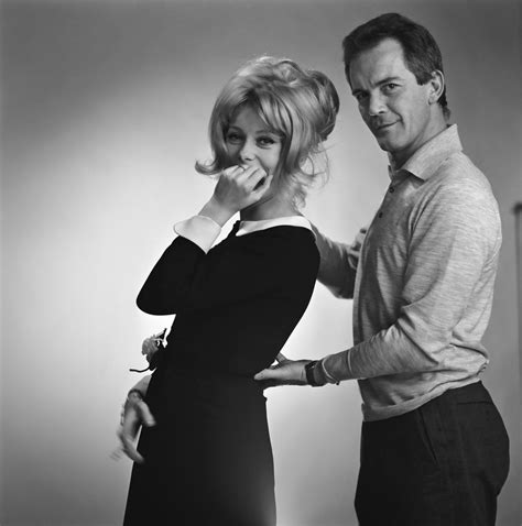 Catherine Deneuve With Photographer Walter Carone During A Photoshoot
