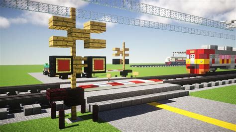 Minecraft Railroad Crossing Minecraft Railroad Crossing Gate Sounde