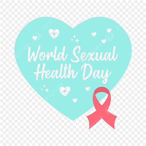 World Sexual Healthy Day Png Design Vector Template Lettering Typography Hand Written Health