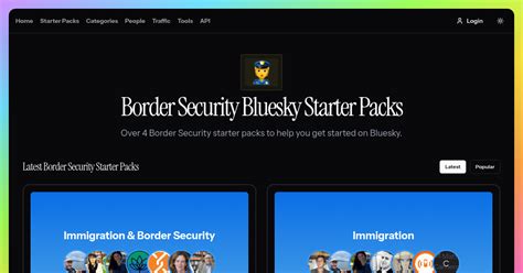 Border Security Bluesky Starter Packs 4 Lists • Sep 2025