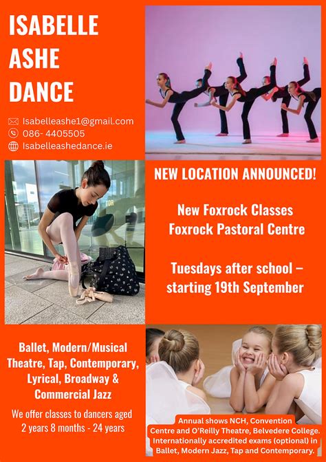 Isabelle Ashe Dance Expands To Foxrock New Classes Starting This