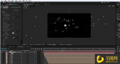 C4d Ae怎么制作唯美流星雨动画效果？ 羽兔网