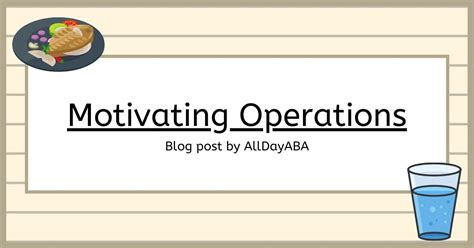 Motivating Operations Aba Study Materials Section B 12
