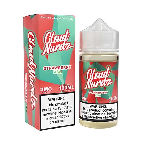 Strawberry Kiwi By Cloud Nurdz E Liquid Tf Nic 100ml Vapor Empire