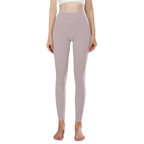 Cavosen Dressy Leggings For Women Beige Velvet Elastic Waisted Butt