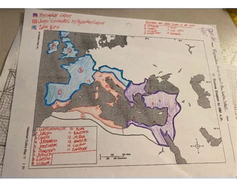 Byzantine Latin Map Quiz