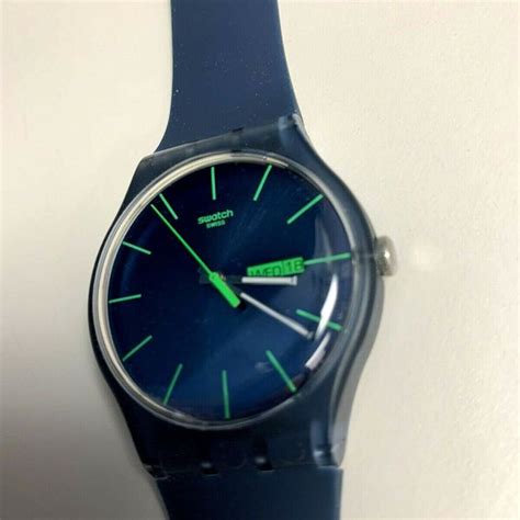 SWATCH SR1130SW Watch Blue | WatchCharts Marketplace