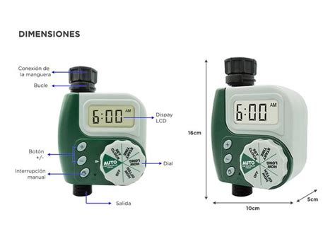 Sistema De Riego Automático Gadnic Con Temporizador Hasta 20 Macetas