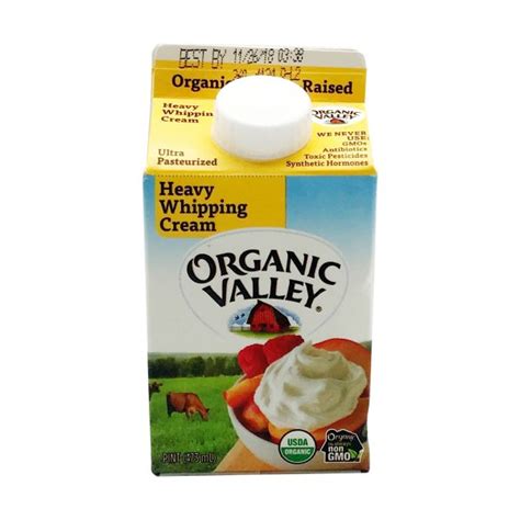 Organic Valley Organic Ultra Pasteurized Heavy Whipping Cream 1 Pint