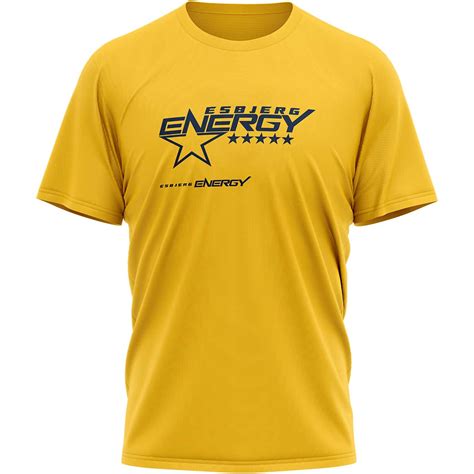 Køb Esbjerg Energy Fan T Shirt Gul