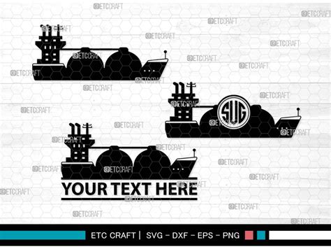 Oil Tank Ship Monogram Oil Tanker Ship Graphic By Pixel Elites