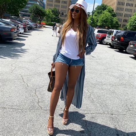 More Legs Than A Bucket Of Chicken Cynthia Bailey Serves Serious Looks On Hot Atl Day