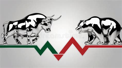 Illustrative Comparison Of Bull And Bear Markets Showcasing Stock