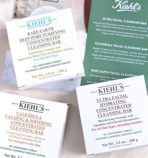 New Kiehls Facial Cleansing Bars Gentle And Eco Friendly