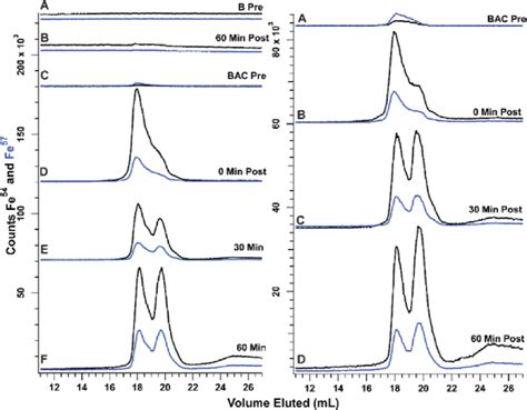54 Fe And 57 Fe Chromatograms Of Supernatants Before And After 54