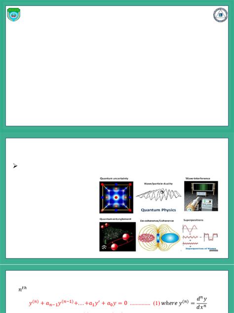 Week 8 Homogeneous Linear Odes With Constant Coefficients Pdf