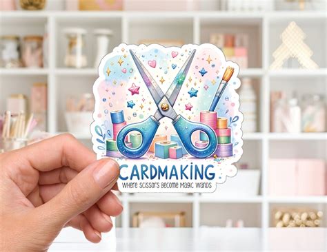 Crafting Sticker For Card Maker Craft Room Decor Craft Supplies