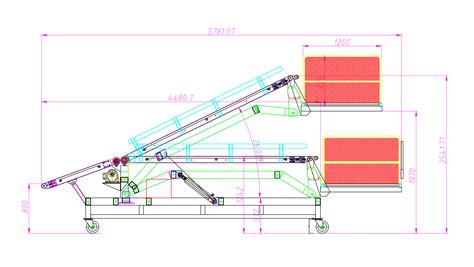 Truck Loading Unloading Conveyor With Worker Standing Platform Yifan Conveyor
