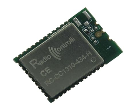Transceiver Module Cc1310 Based Pad Connection Rc Cc1310 434 H Oz Robotics