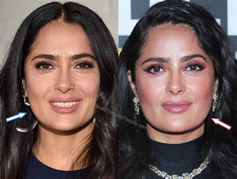 Salma Hayek Before And After Plastic Surgery Photos Review