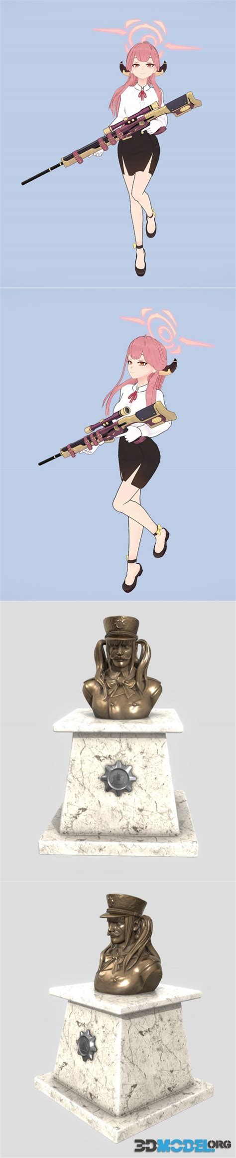 3d Model Blue Archive Miyu Printable