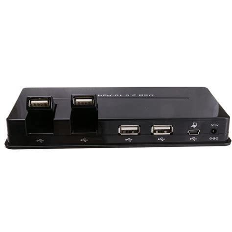 10 Port Usb 2 0 Hi Speed Desktop Hub Self Powered
