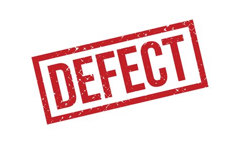 Defect Rubber Stamp Defect Grunge Stamp Seal Vector Illustration