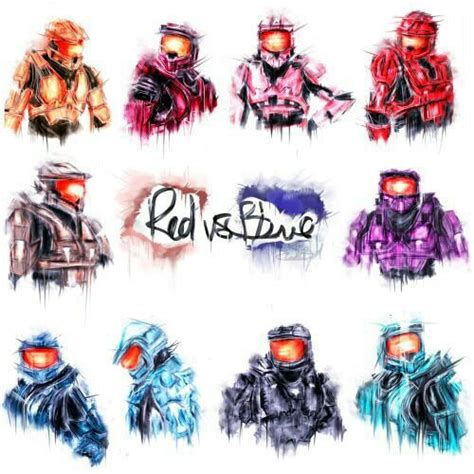 Pin By Álvaro Mlg On Halo Red Vs Blue Rwby Red Red Team