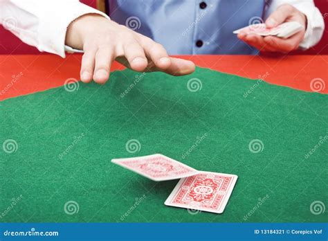 Dealing Cards Stock Image Image 13184321
