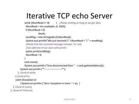 Ppt Introduction To Client Server Programming In Java With Sockets