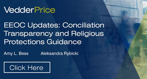 Eeoc Updates Conciliation Transparency And Religious Protections Guidance Publications