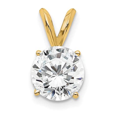14k 1 Carat Certified Lab Grown Diamond Vssi G Round Complete Four