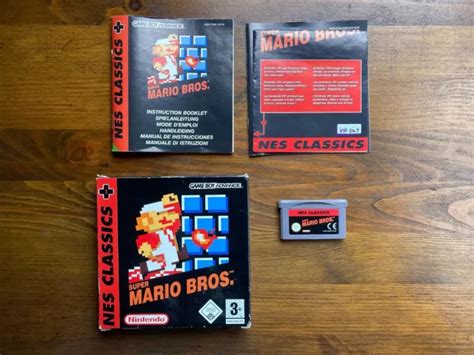 Nes Classics Super Mario Bros Game Boy Advance Gba 2004 Boxed